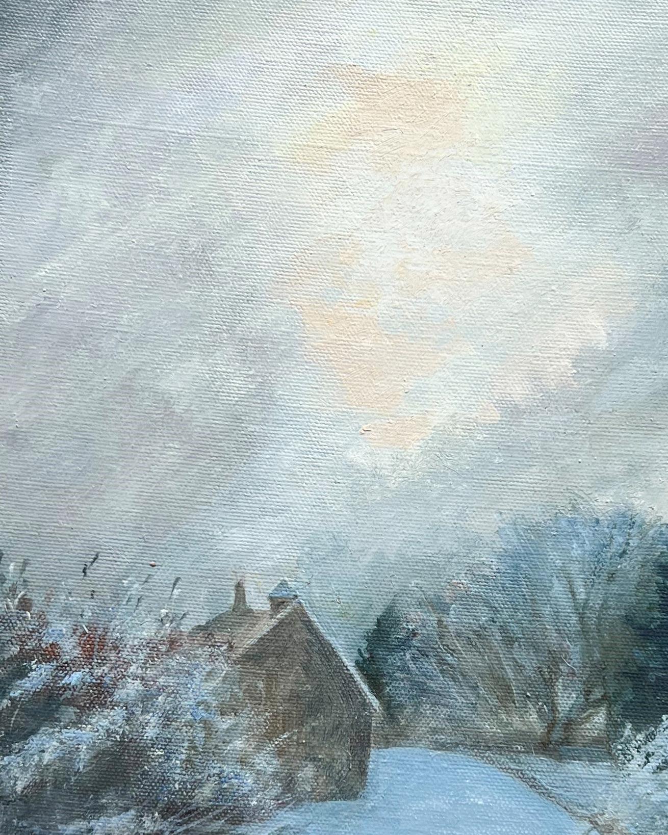 Judy Reynolds - Maine Snowfall (Traditional Plein Air Landscape ...