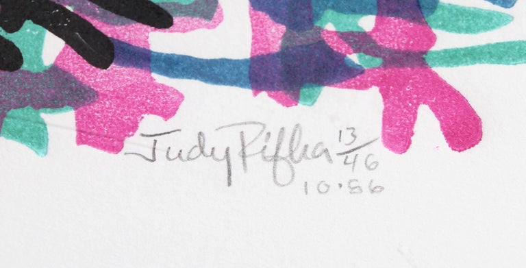 Judy Rifka - Still Life, Framed Woodcut by Judy Rifka For Sale at 1stDibs