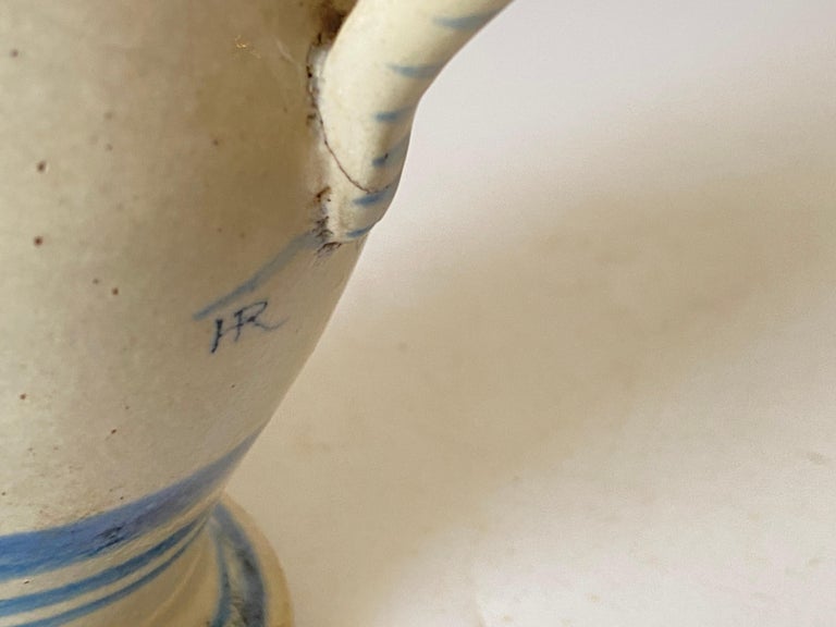 Jug in Pottery Beautiful Old Patina, France 18th Century, Quimper HR ...
