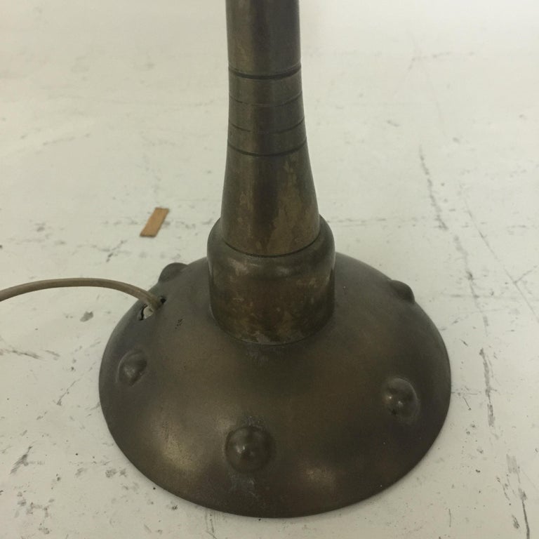 Jugendstil, Art Nouveau, Liberty -Table Lamp, 1900, Materials: Bronze ...