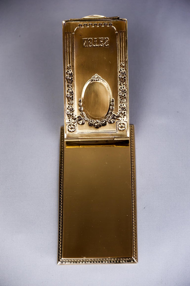 Jugendstil Brass Note Pad, circa 1908s For Sale at 1stDibs