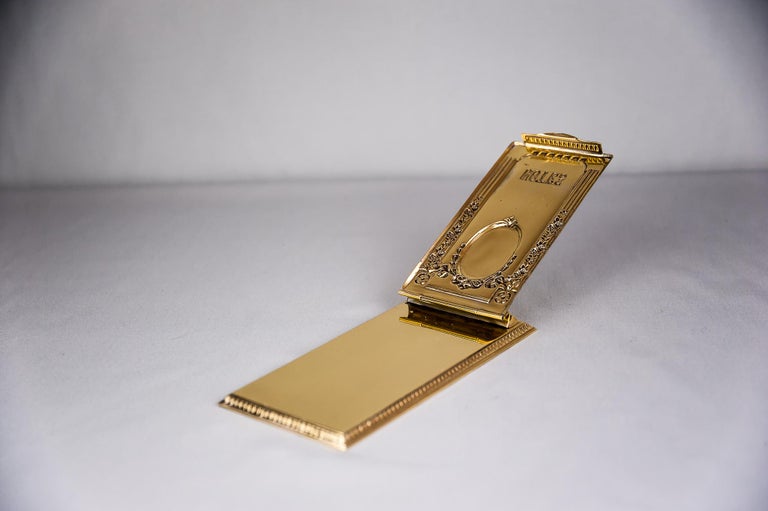 Jugendstil Brass Note Pad, circa 1908s For Sale at 1stDibs