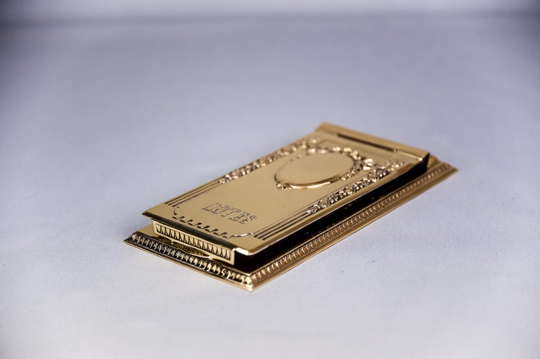 Jugendstil Brass Note Pad, circa 1908s For Sale at 1stDibs