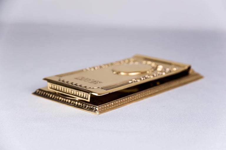 Jugendstil Brass Note Pad, circa 1908s For Sale at 1stDibs