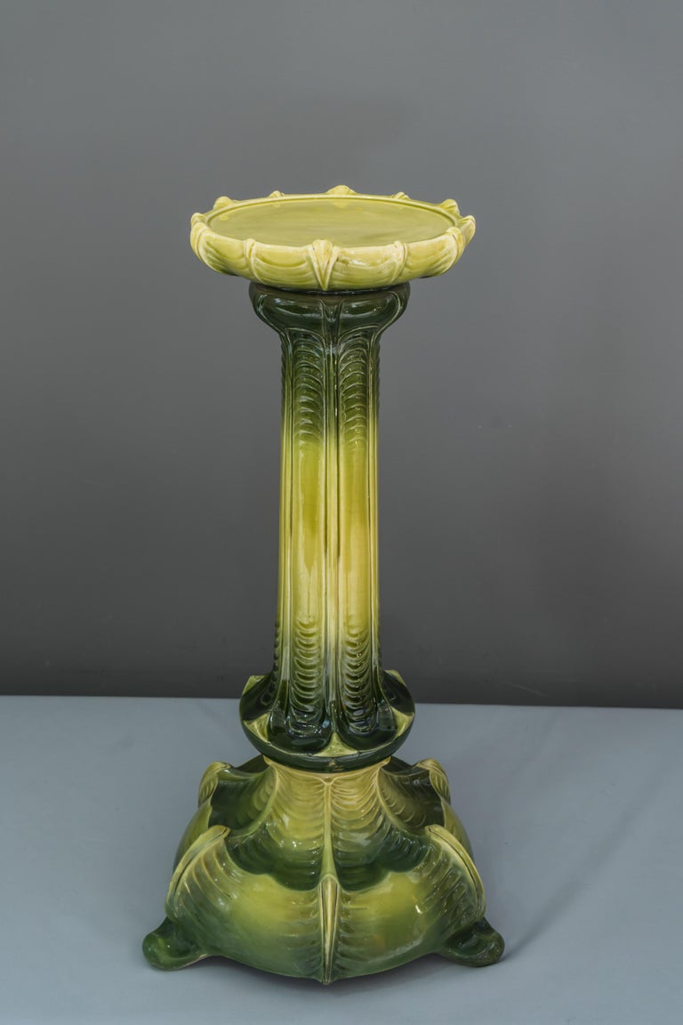 Jugendstil Flower Pot Holder Ceramic, circa 1900s For Sale at 1stDibs