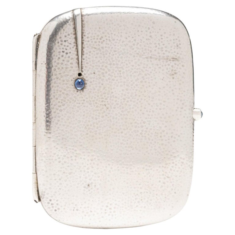 Jugendstil Silver Cigarette Case by Louis Kuppenheim For Sale at 1stDibs