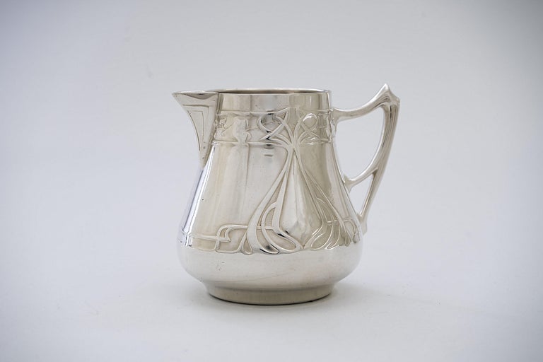 Jugendstil WMF Breakfast Set Silvered, circa 1908 For Sale at 1stDibs