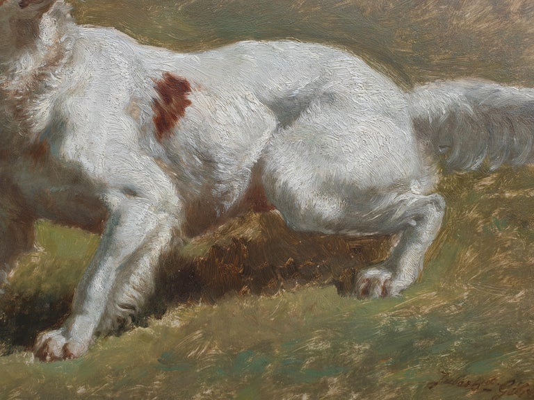 Jules-Bertrand GELIBERT - GELIBERT French animal painting Dog Portrait ...