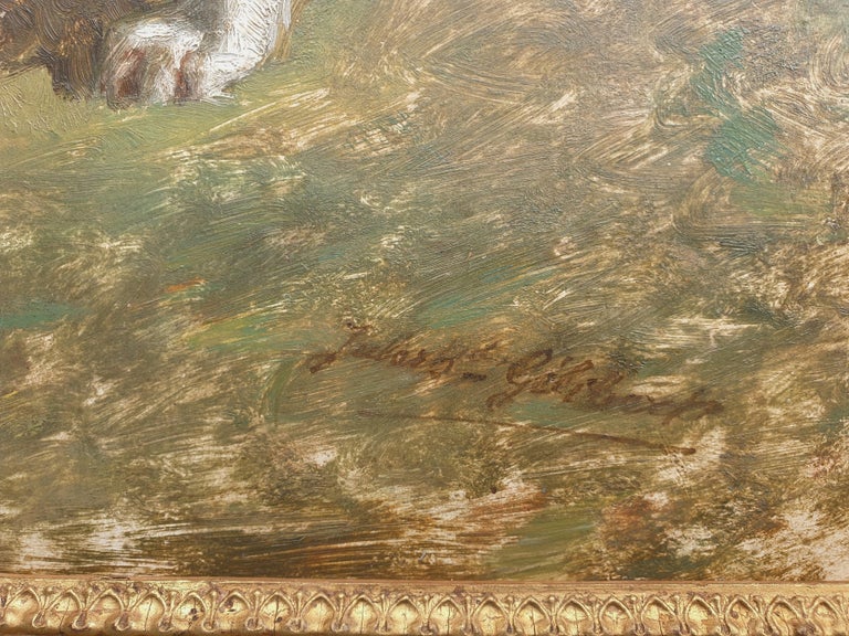 Jules-Bertrand GELIBERT - GELIBERT French animal painting Dog Portrait ...