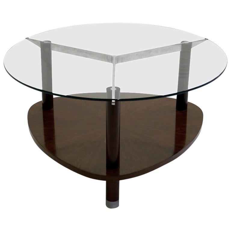 Jules Leleu, Coffee Table with Tripod Base, circa 1930 For Sale at 1stDibs