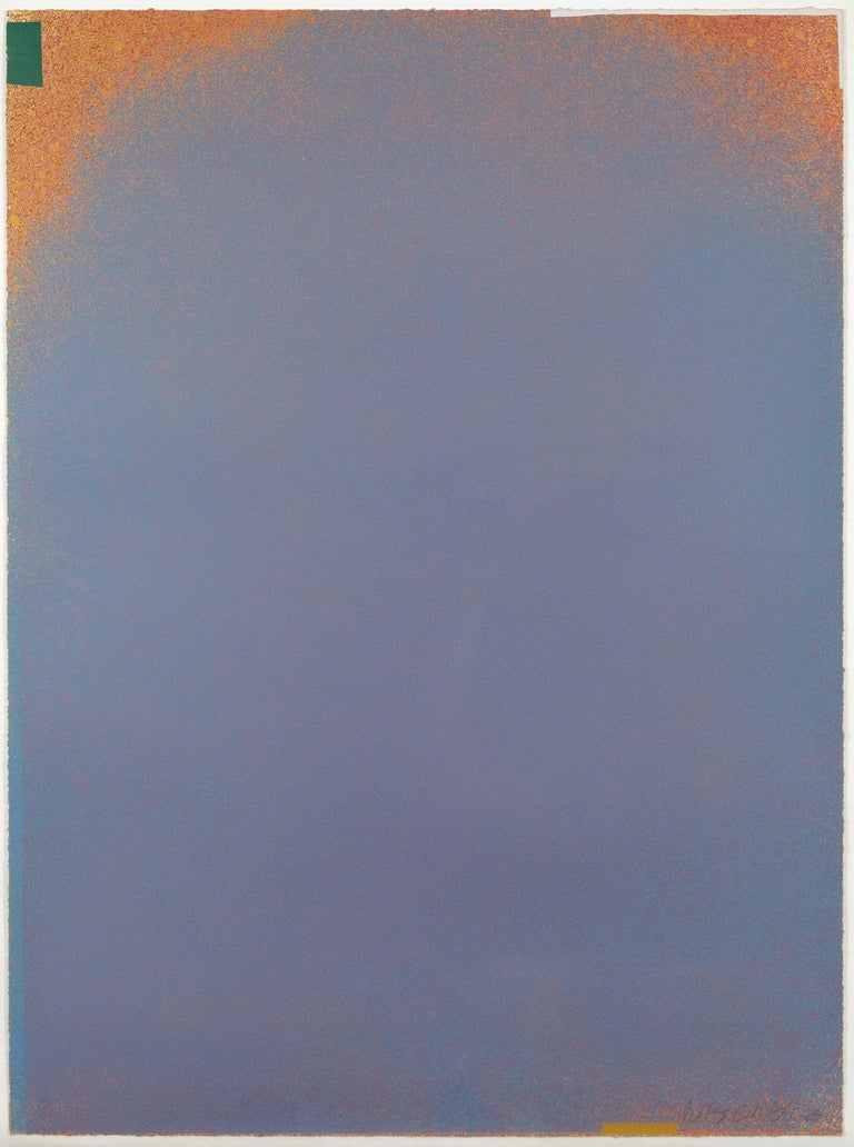 Jules Olitski - GRAPHIC SUITE I (MAUVE/BLUE) at 1stDibs