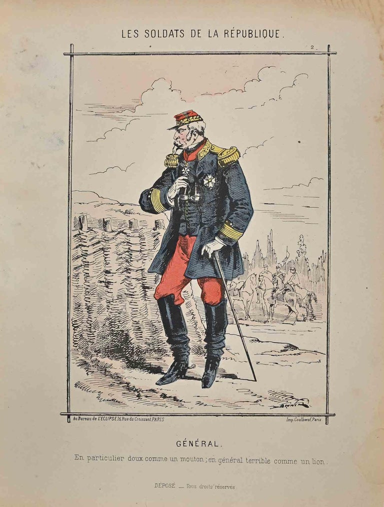 Jules Renard - General - Original Lithograph By Jules Renard - 19th ...