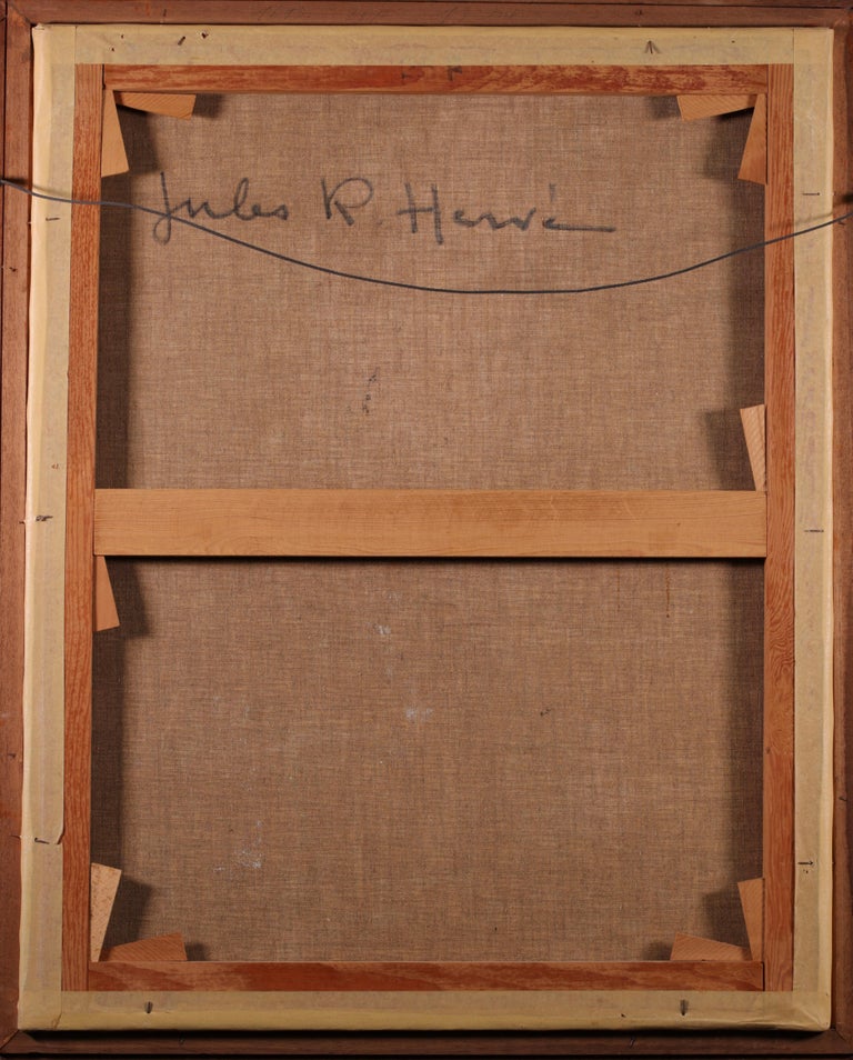 Jules René Hervé - Dans le jardin - Impressionist Oil, Garden Landscape ...