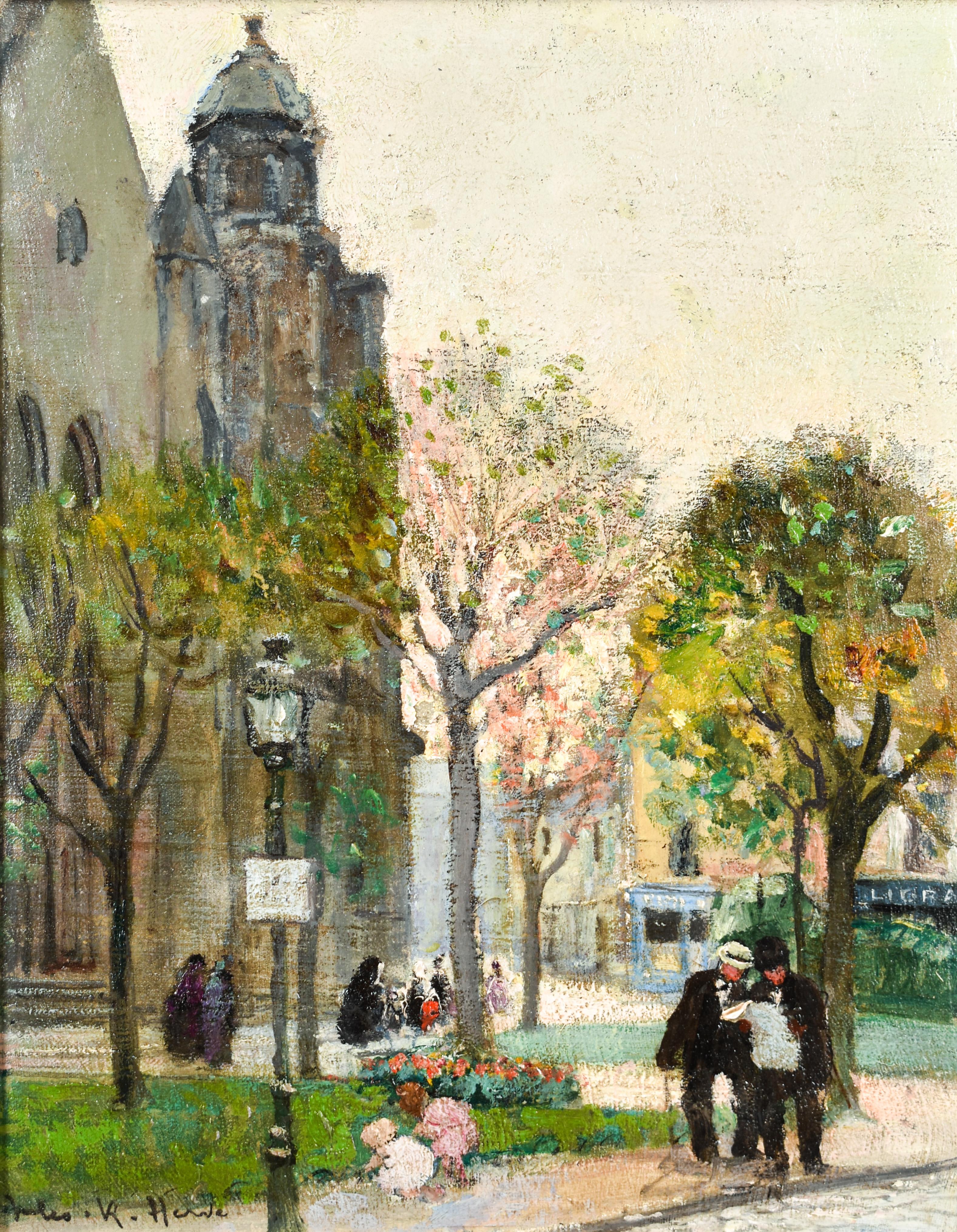 Jules René Hervé - The Cathedrale Notre-Dame de Paris For Sale at 1stDibs