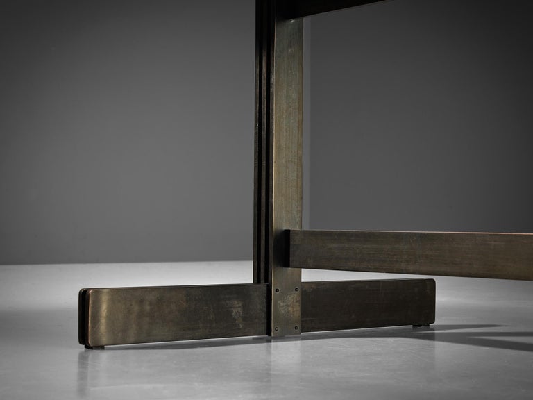 Jules Wabbes 'Tonneau' Dining Table in Solid Wenge For Sale at 1stDibs