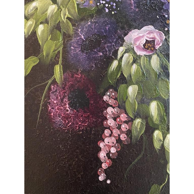 Julia Anne Taylor - Bouquet impressionist style floral painting by ...
