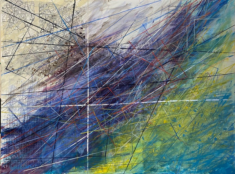 Julia Badham - Julia Badham, Cyberstorms over London For Sale at 1stDibs