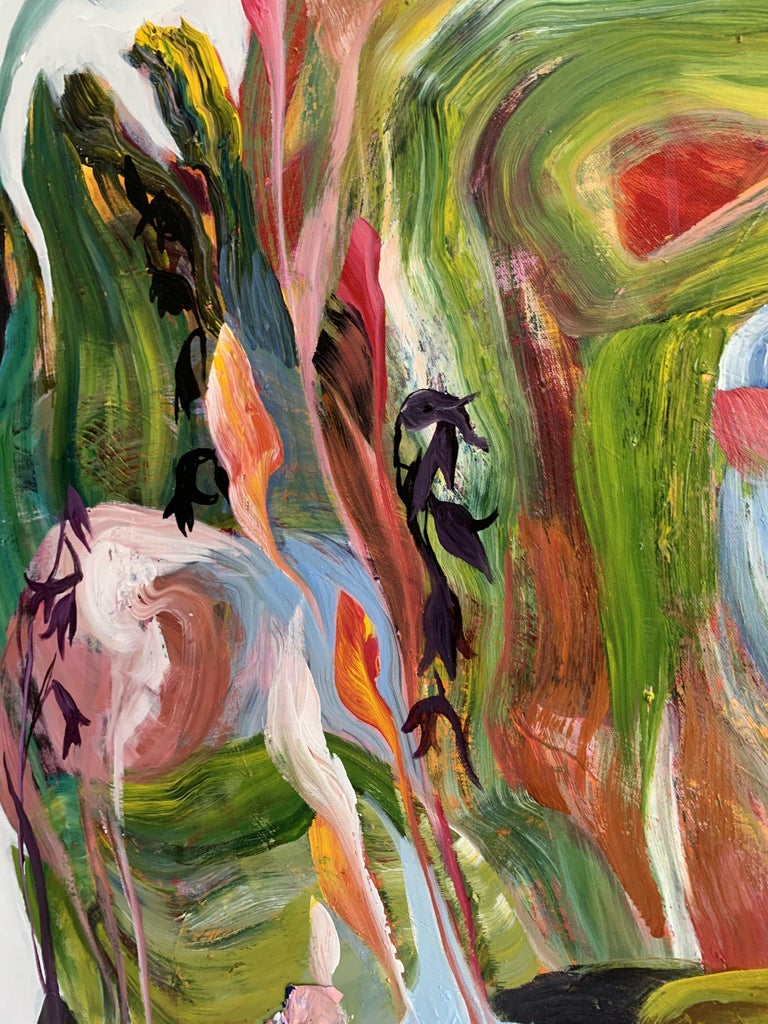 Julia Hacker - Eva, Painting, Acrylic on Canvas For Sale at 1stDibs