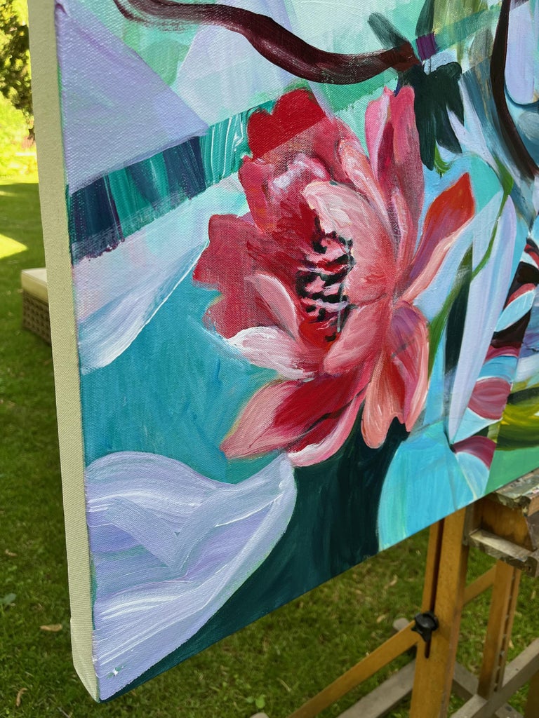 Julia Hacker - Marvelous Day, Abstract Painting For Sale at 1stDibs