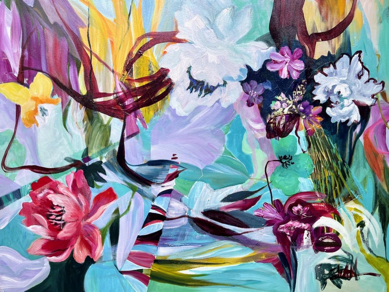 Julia Hacker - Marvelous Day, Abstract Painting For Sale at 1stDibs