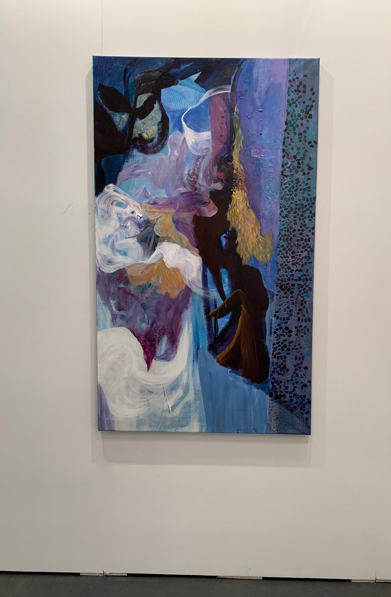 Julia Hacker - Sensitive, Not Soft, Abstract Painting For Sale at 1stDibs