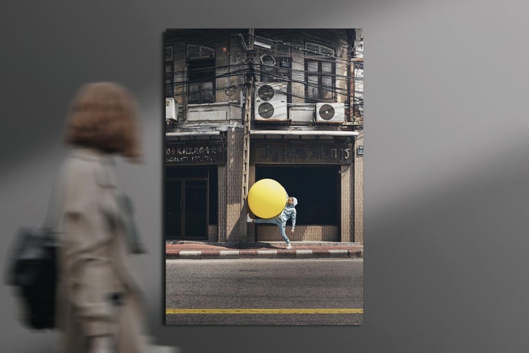 Julia Marie Werner - Big Yellow Balloon #2 For Sale at 1stDibs