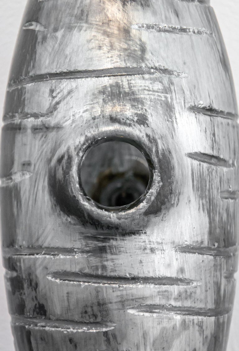 Julia Reimer - Cocoon Series Silver Woodgrain Grouping - silver painted ...