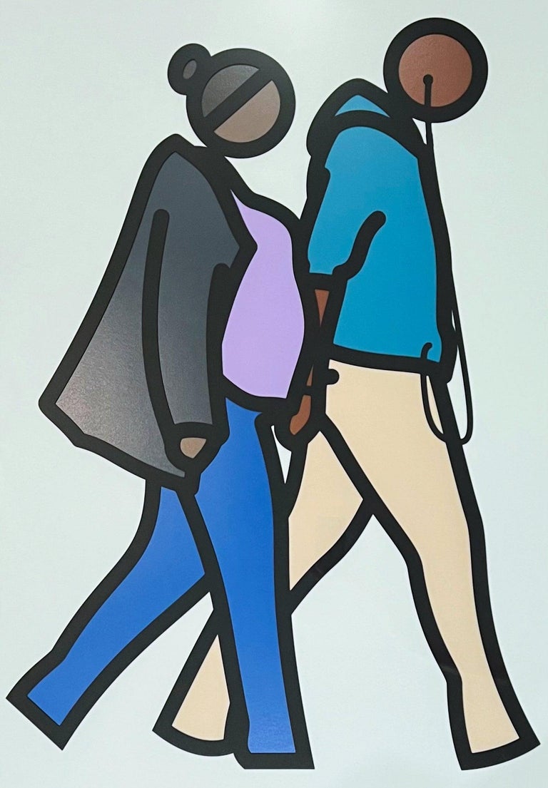 Julian Opie - New York Couple 6 For Sale at 1stDibs