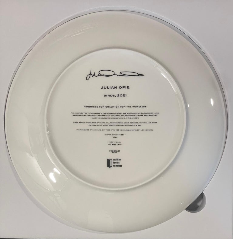 Julian Opie - Julian Opie Birds Limited Edition Fine Bone China Plate ...