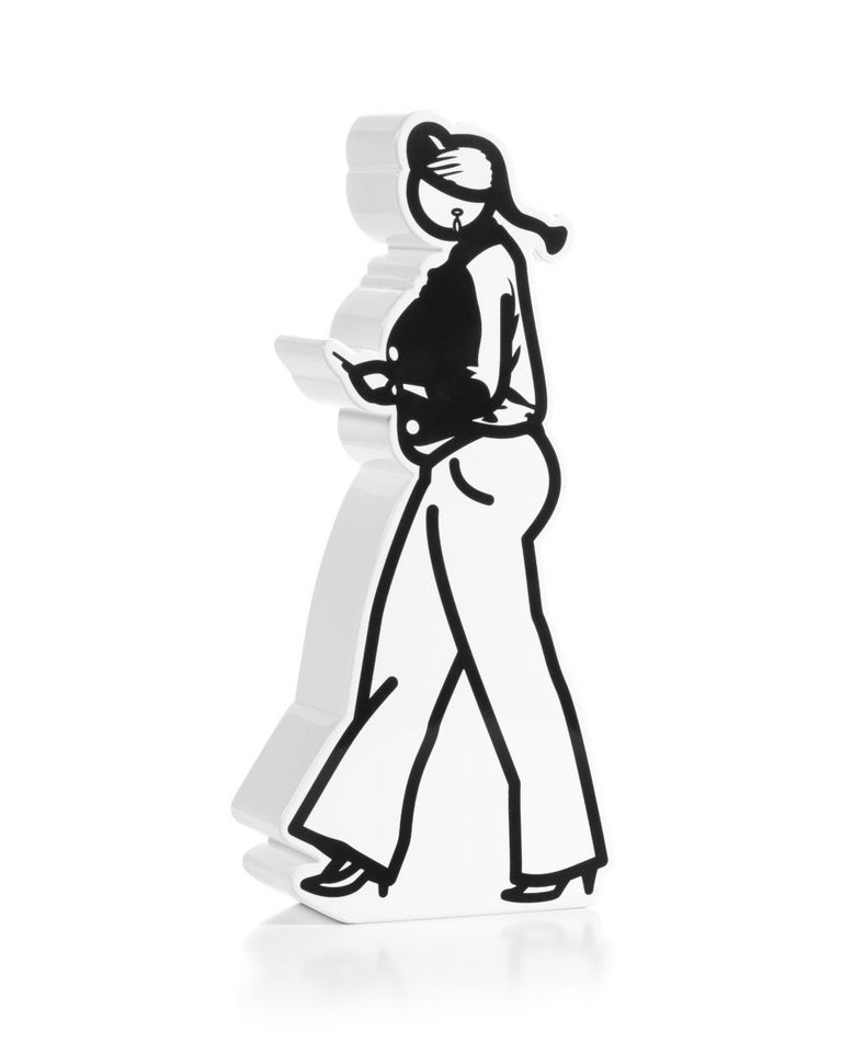 Julian Opie - Walking in the City.6 -- Scuplture, Multiple, Human ...