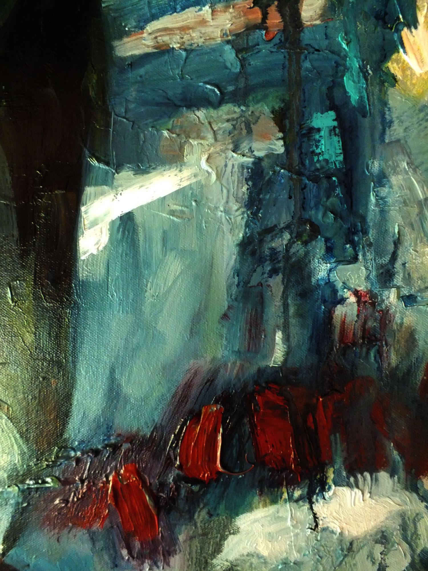 Julian Rowe - Blue Dryad. Contemporary Seascape Oil Painting For Sale ...