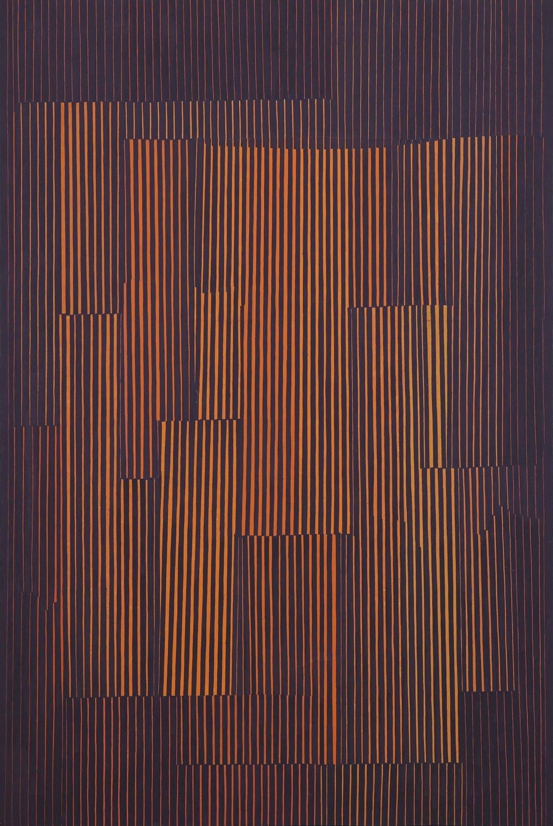 Julian Stanczak - Nocturnal Variants, 1964 OpArt abstract geometric ...