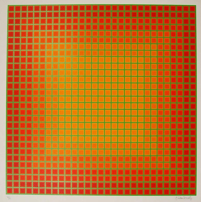 Julian Stanczak - Continual, Julian Stanczak For Sale at 1stDibs
