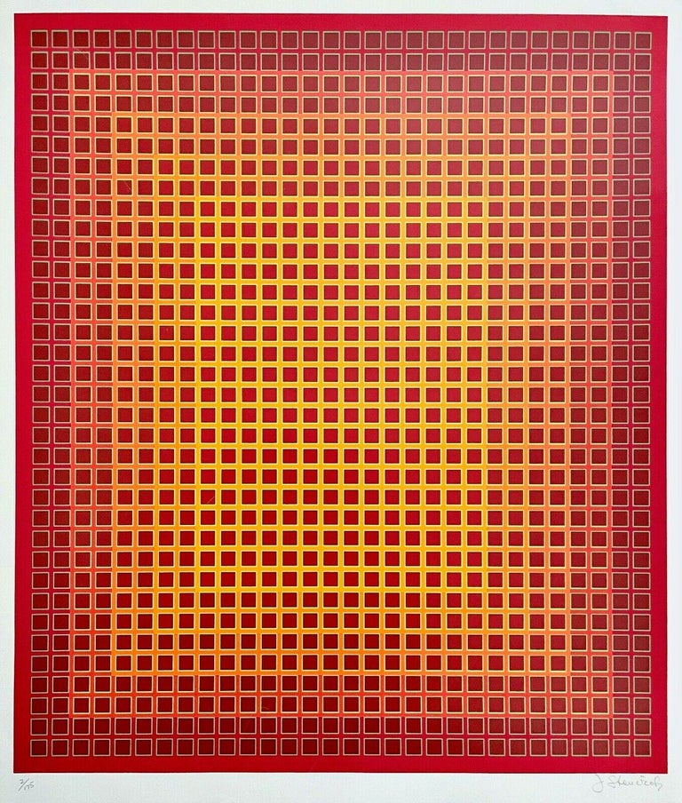 Julian Stanczak - Sequential Chroma, Julian Stanczak For Sale at 1stDibs