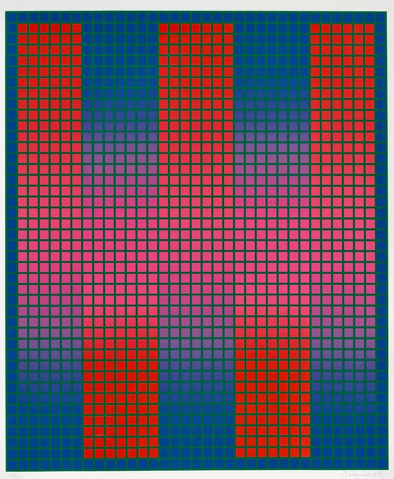 Julian Stanczak - Trespass, Julian Stanczak For Sale at 1stDibs