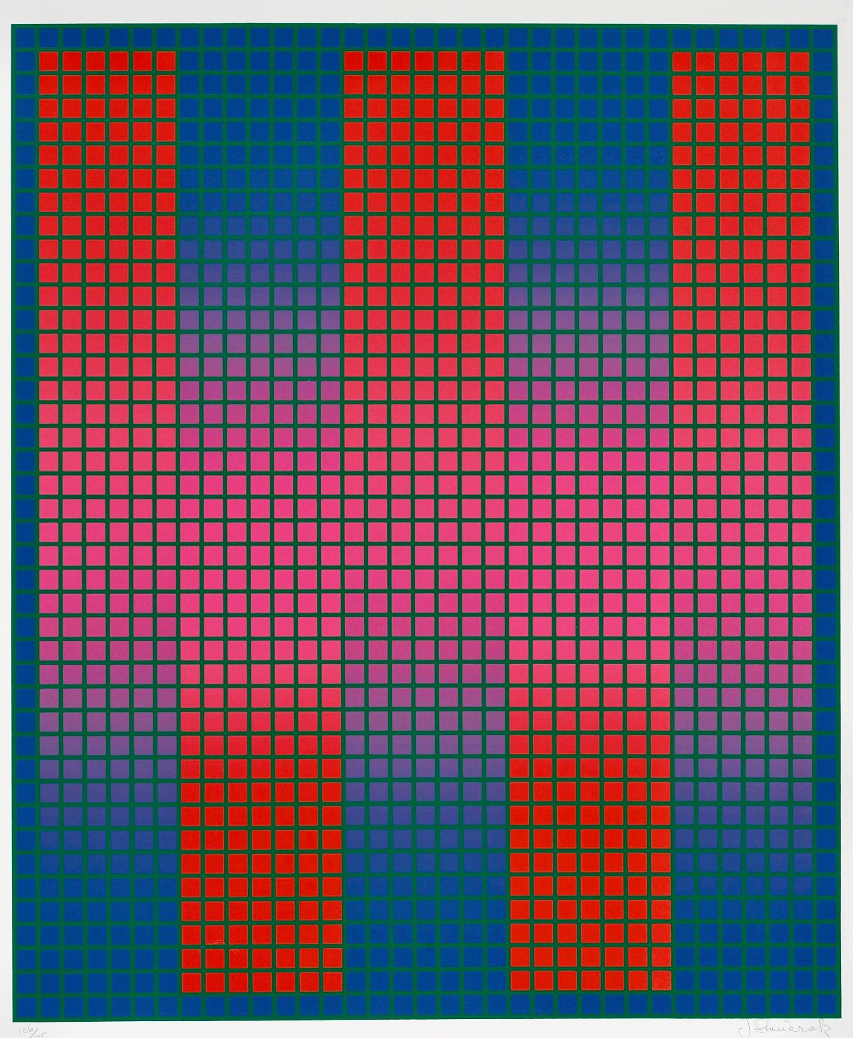David Roth - David Roth, Abstract Screenprint, 1977 For Sale at 1stDibs