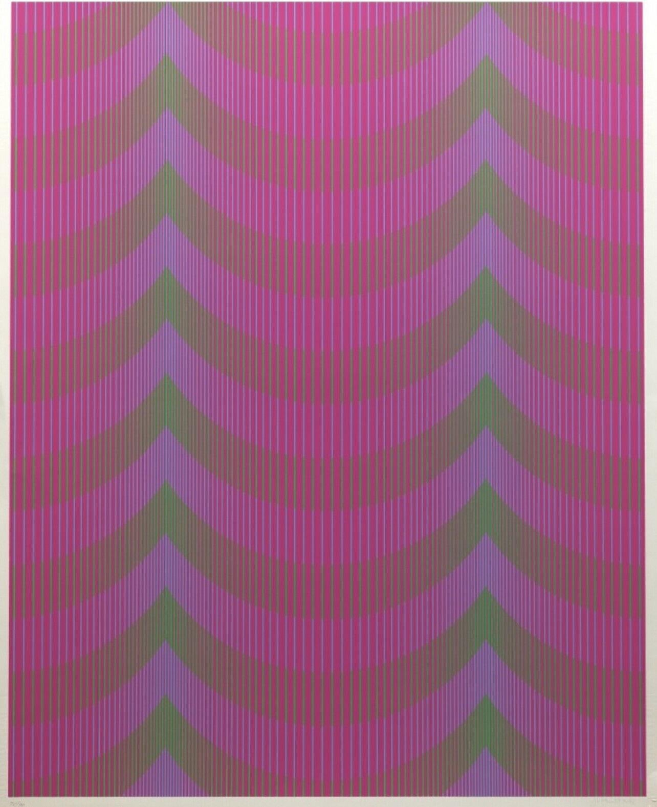 Julian Stanczak - Conferring Blue, Julian Stanczak For Sale at 1stDibs