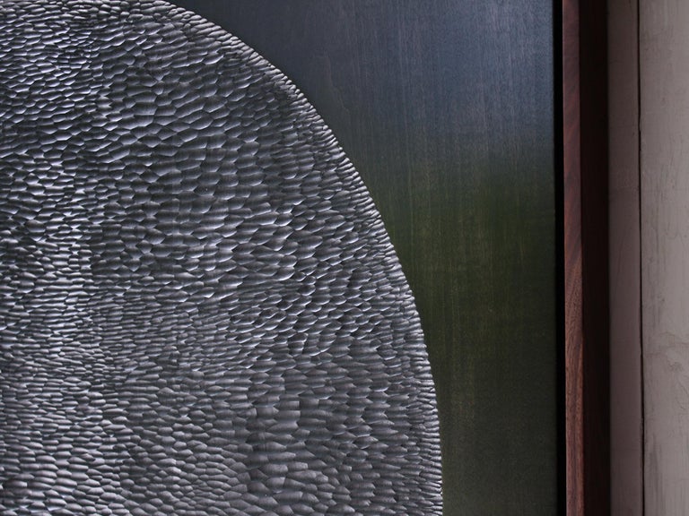 Julian Watts "New Moon" Black Painting at 1stDibs