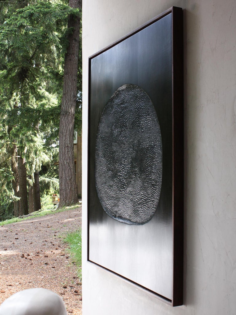 Julian Watts "New Moon" Black Painting at 1stDibs