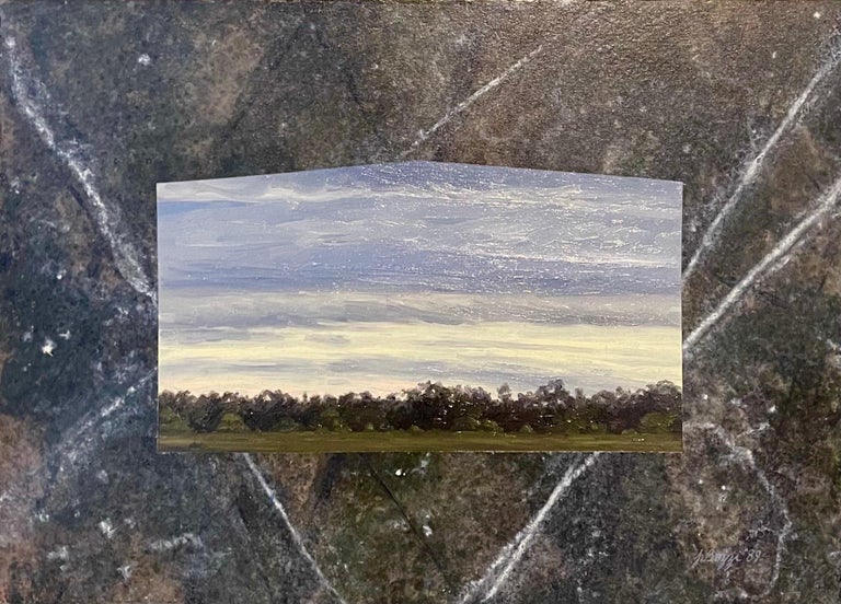 Julie Bozzi - Julie Bozzi Americana Landscape Oil Painting Trompe L ...