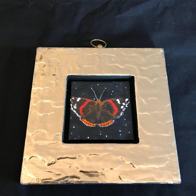 Julie Fleming-Williams - Red Admiral butterfly, starry night at 1stDibs