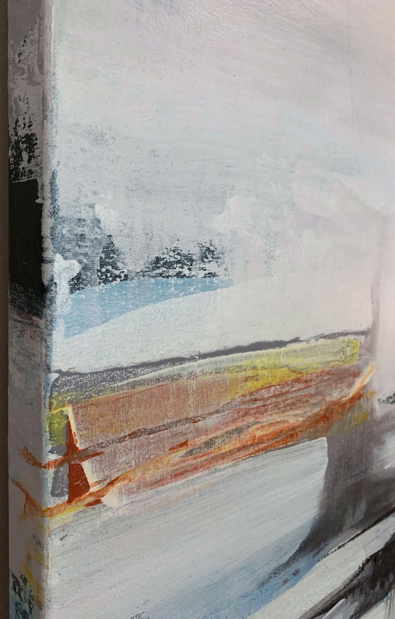 Julie Gudger - Underneath, Original Abstract Painting on Canvas For ...