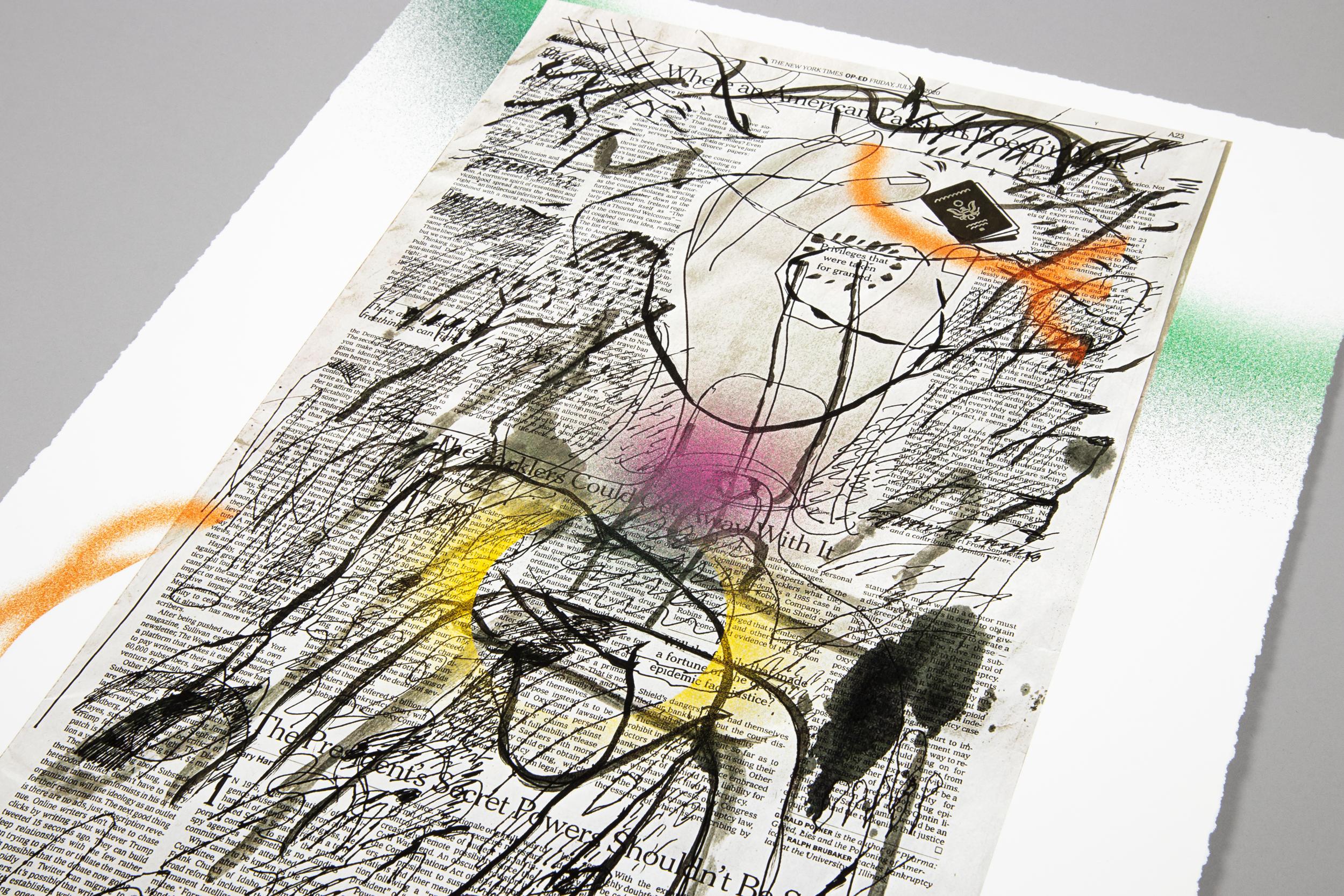 Julie Mehretu - Julie Mehretu, Privileges Taken for Granted - Signed ...