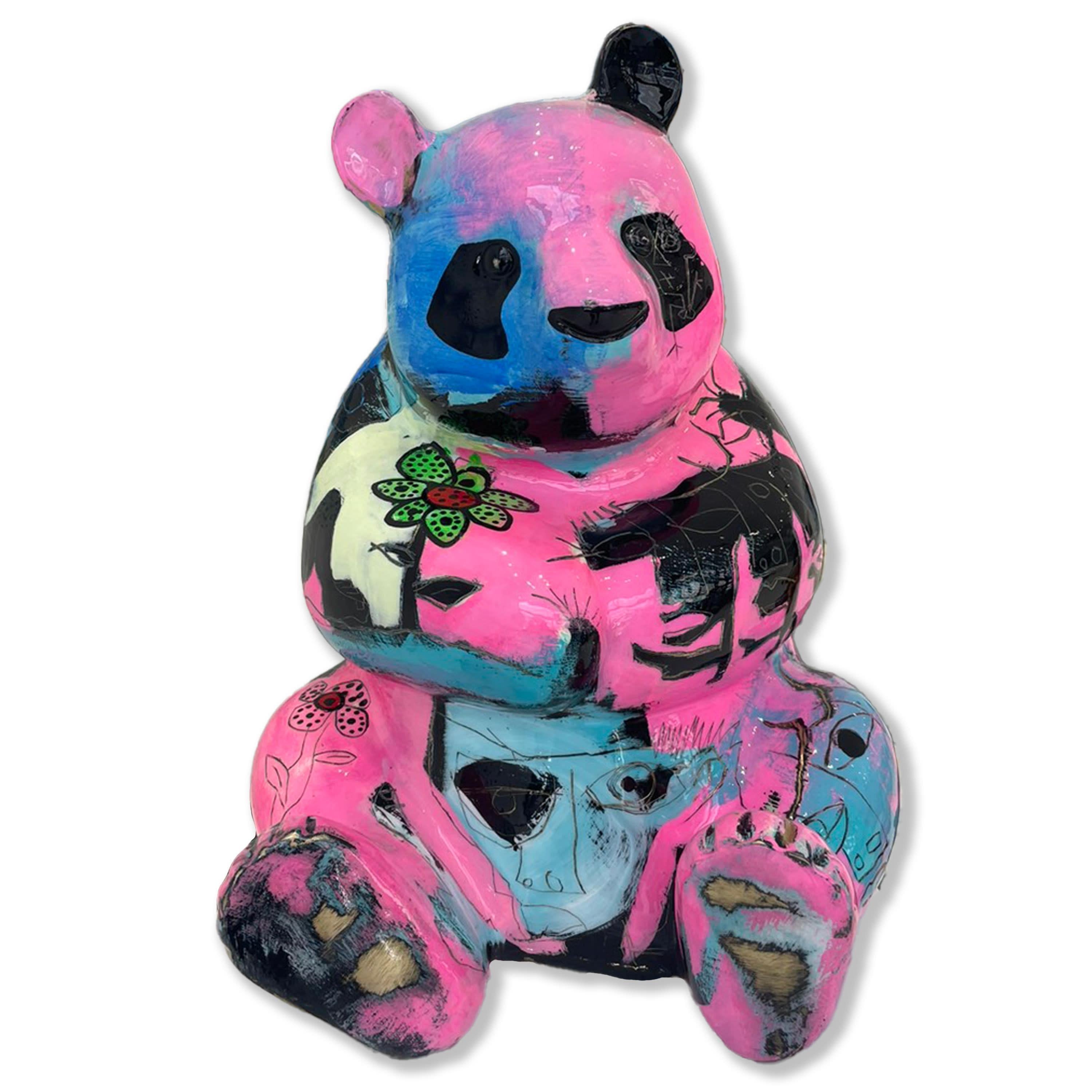 Julien Marinetti - Panda Ba, 2023, Bronce pintado en venta en 1stDibs