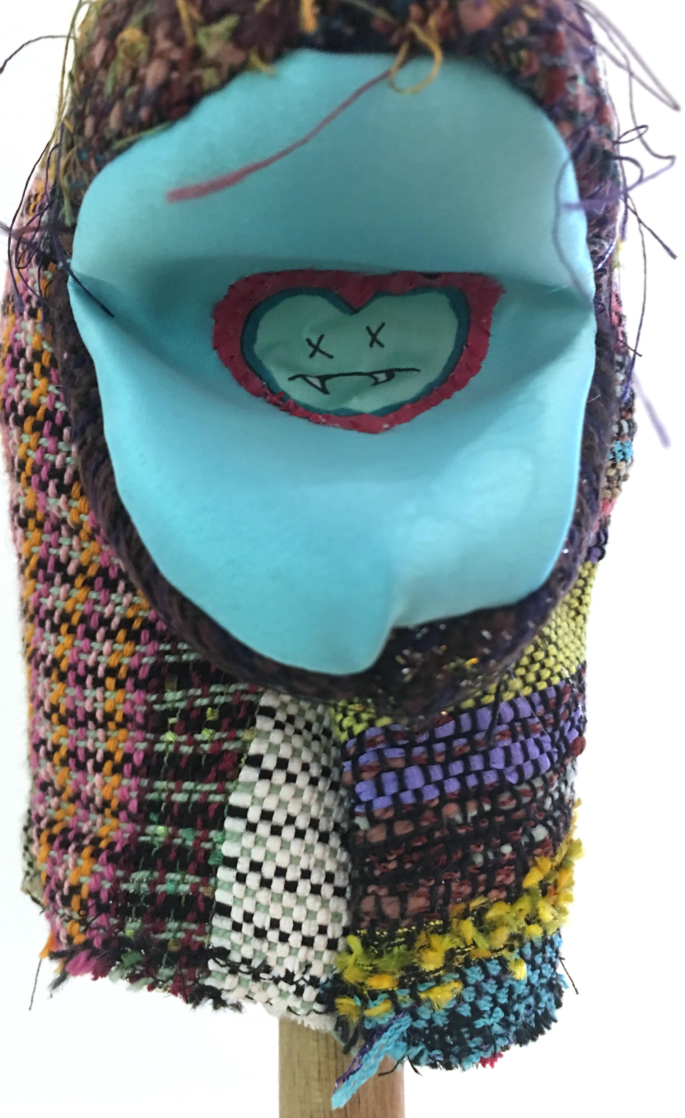 Susanna Bauer - Centered VIII - embroidery flora dried platanus leaves ...