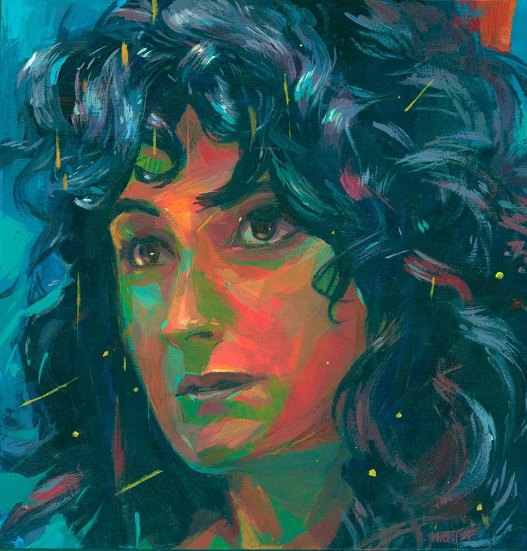 Julio Labra - "Aurora" Acrylic Painting For Sale at 1stDibs