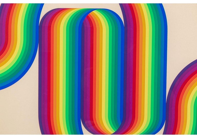 Julio Le Parc, Signed Lithograph "La Longue Marche" 1974-75 For Sale at ...