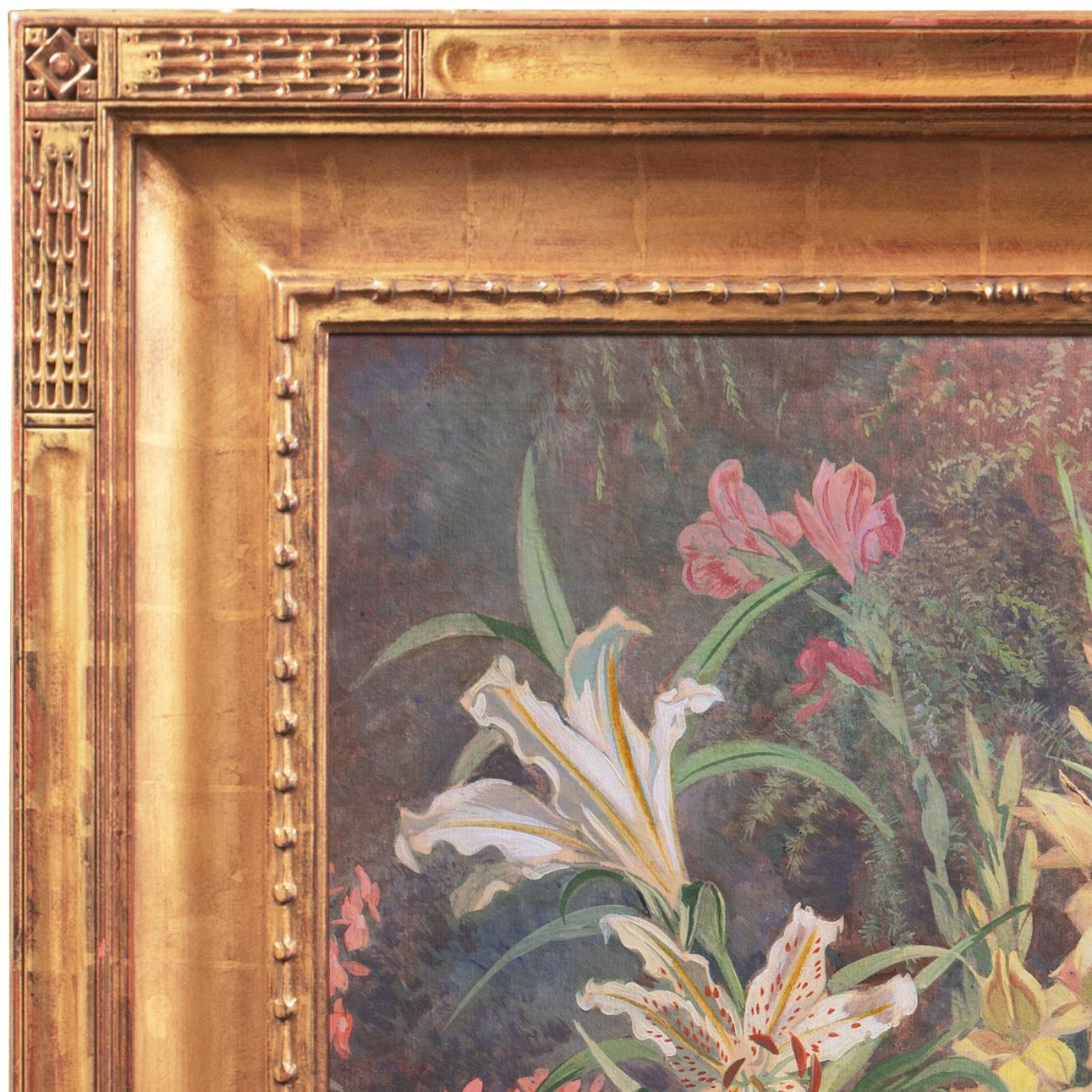 Julius Moessel - 'The Artist's Garden', Munich Academy, Art Institute ...