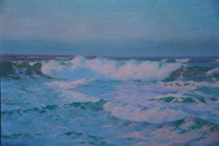 Julius Olsson - Sunlit Surf - Cornish Seascape - British Newlyn School ...