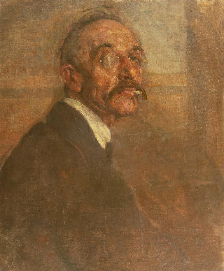 Julius Paulsen - 'Self-Portrait', Paris Salon, Royal Danish Academy ...
